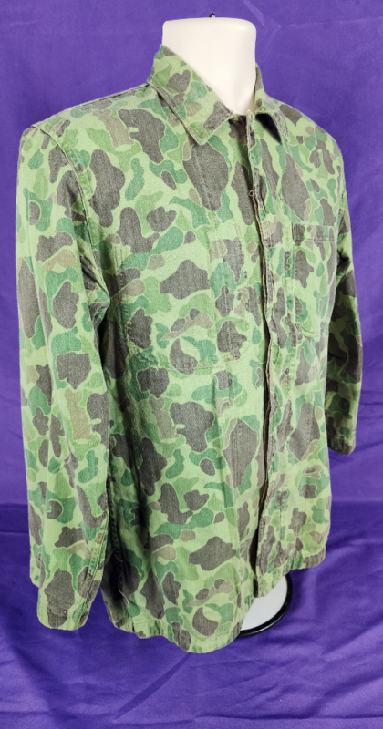 Rare WW2 US Army M1942 HBT Reversible Frog Skin Camouflage Shirt – Magi ...