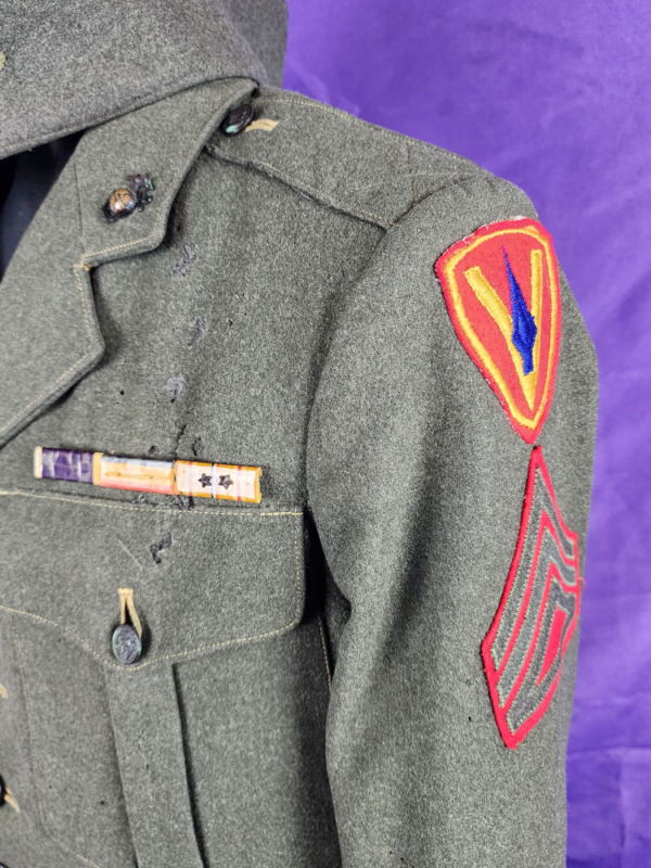 WW2 5th Marine Div. Iwo Jima Named Uniform – Magi Militaria – US ...